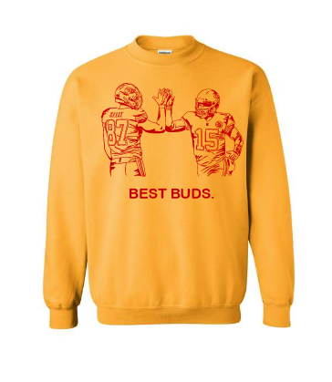 KANSAS CITY FOOTBALL BEST BUDS – Mom of 3 Embroidery
